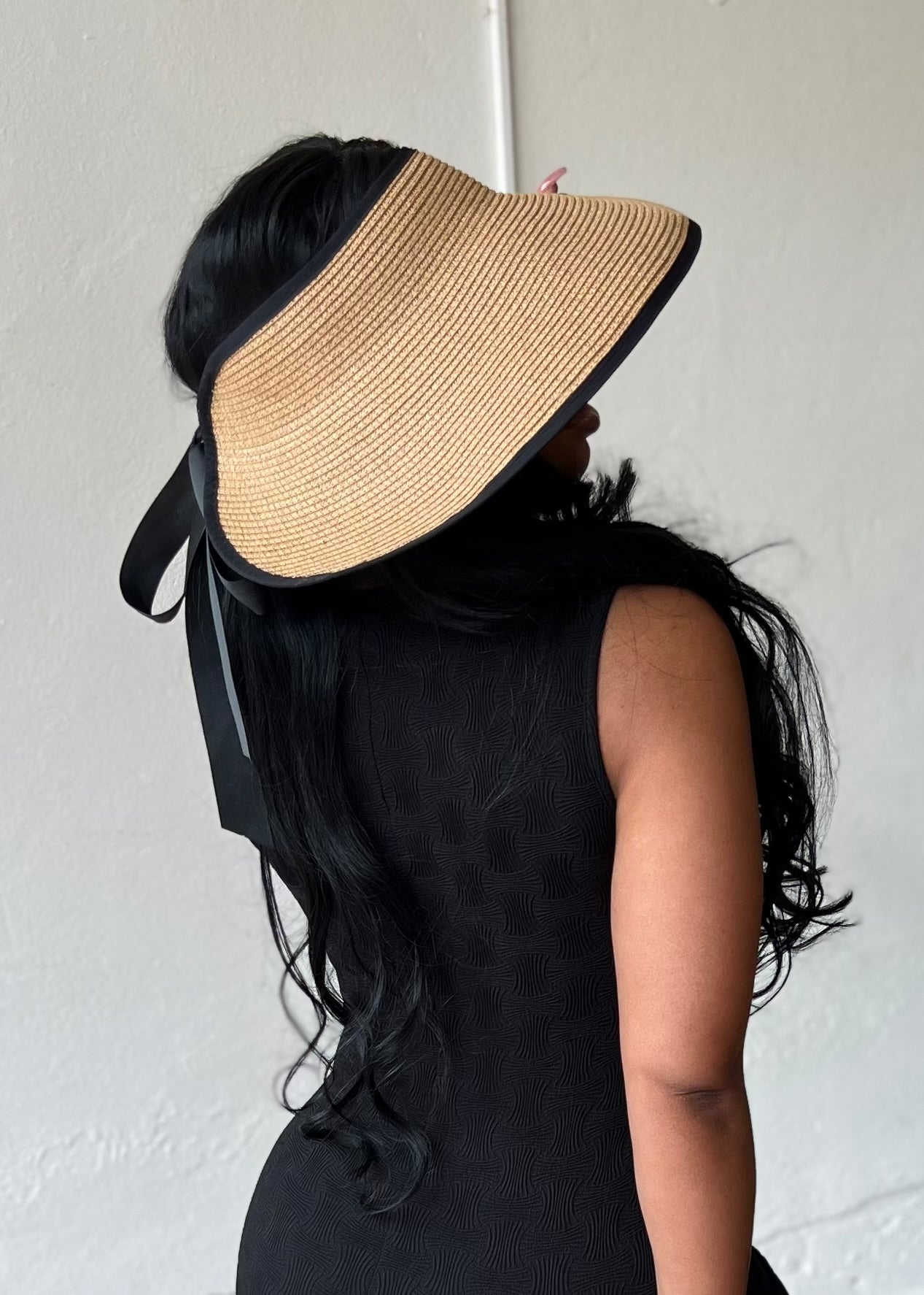 Straw visor hat – Kay & Co.