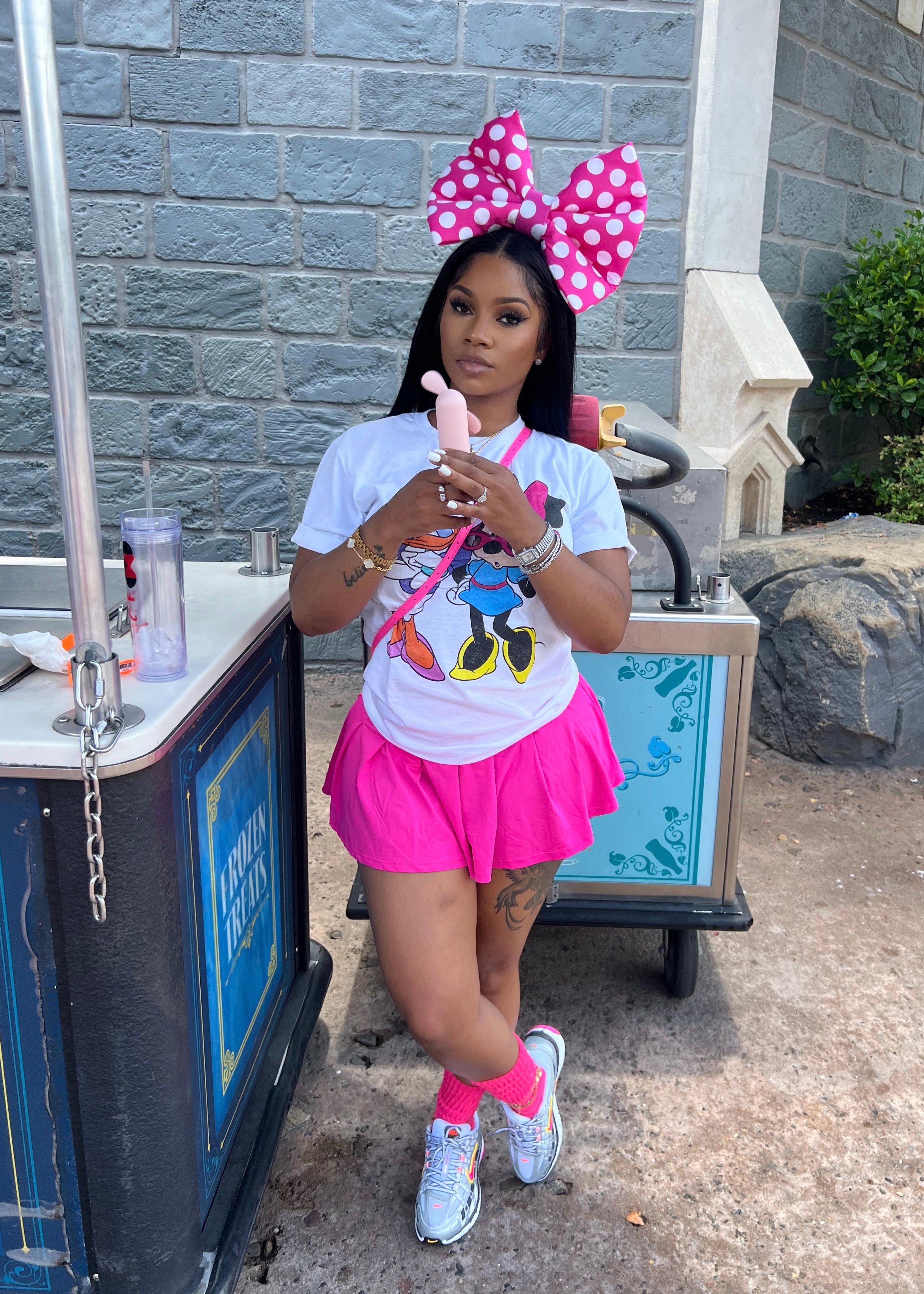 Minnie pink skirt – Kay & Co.